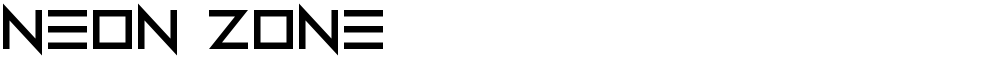 Neon Zone - 字体小镇