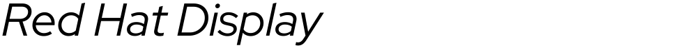 Red Hat Display - 字体小镇