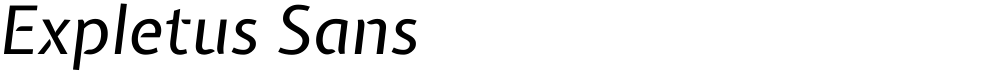 Expletus Sans - 字体小镇