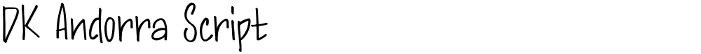DK Andorra Script - 字体小镇