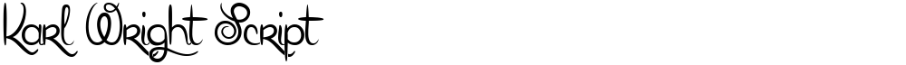 Karl Wright Script - 字体小镇