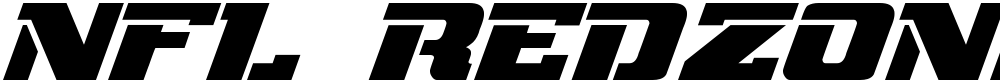 NFL RedZone - 字体小镇