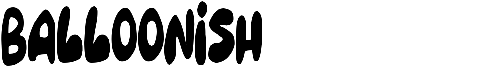 Balloonish - 字体小镇